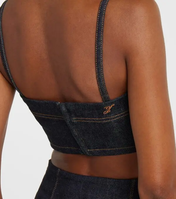 Jacquemus Bisou De-nîmes Denim Bra Top