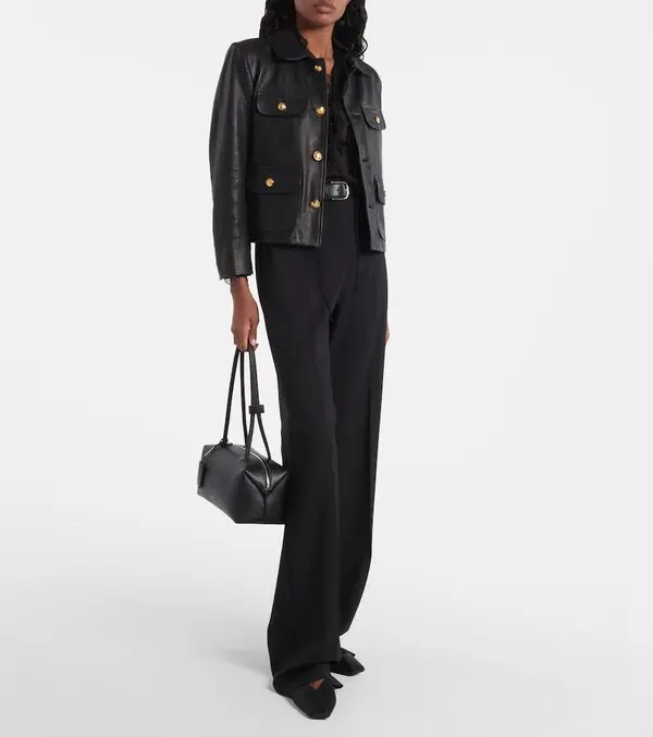 NILI LOTAN Gisella Silk Chiffon Blouse