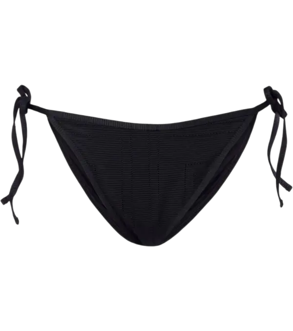TOTEME Monogram Jersey Bikini Bottoms - Black