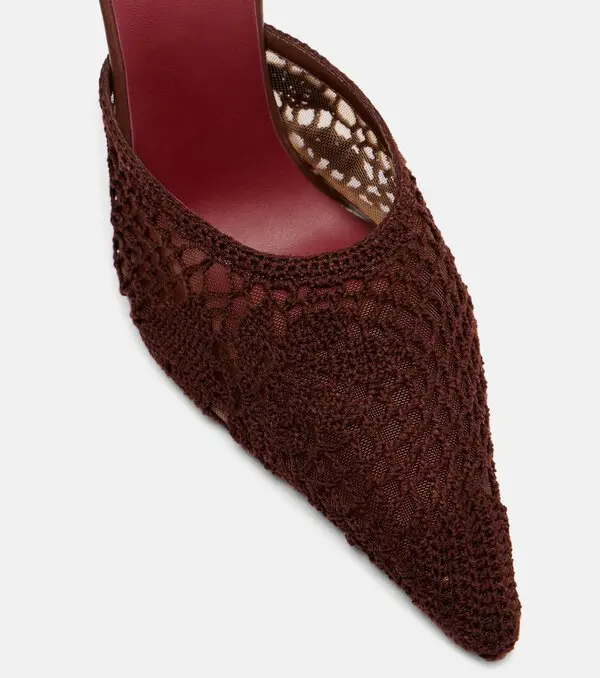 Magda Butrym Floral Crochet Mules