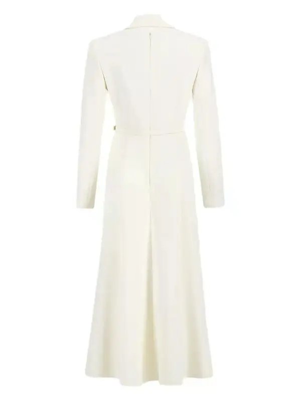 Roland Mouret Belted Double-breasted Midi Dress - Neutrals