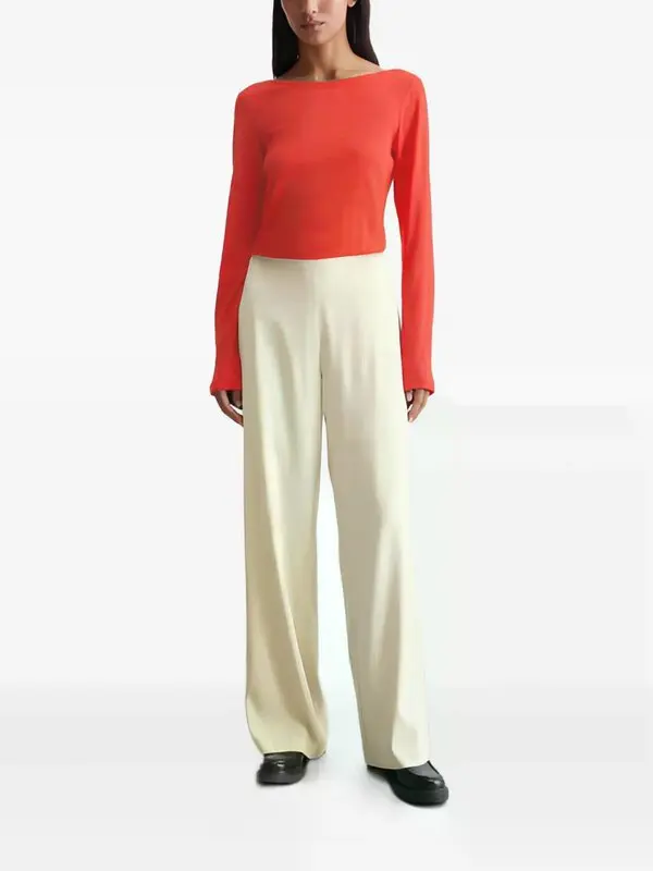 Marc O'polo Long-sleeve Boat-neck Top - Red