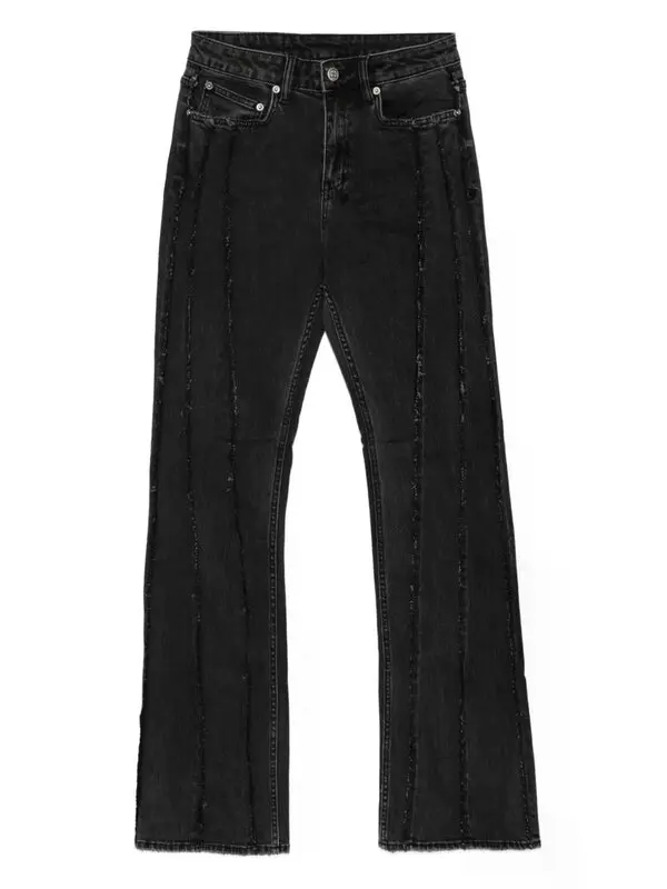 Ksubi Frayed-seam Flare Jeans