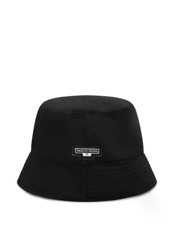MARINE SERRE Logo Bucket Hat - Black