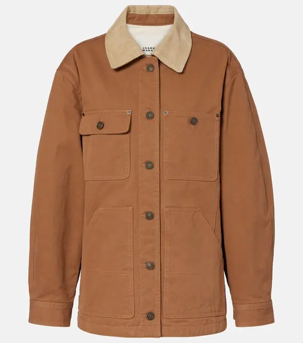Isabel Marant Étoile Ninon Cotton Blouson - Brown