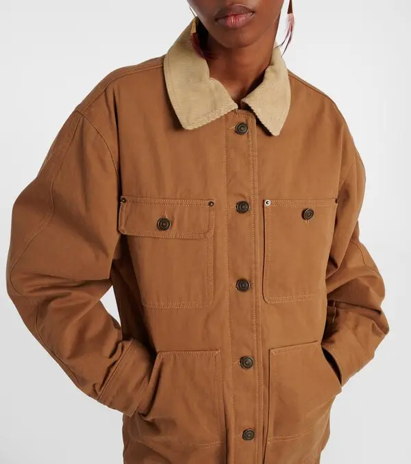 Isabel Marant Étoile Ninon Cotton Blouson - Brown