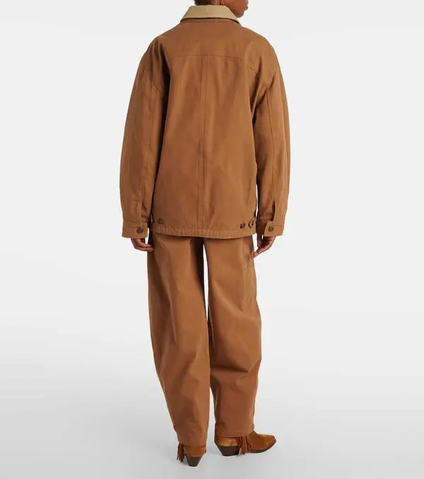Isabel Marant Étoile Ninon Cotton Blouson - Brown