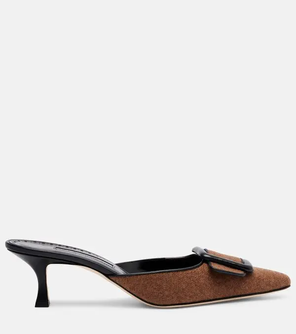 Manolo Blahnik Maysale 50 Mules