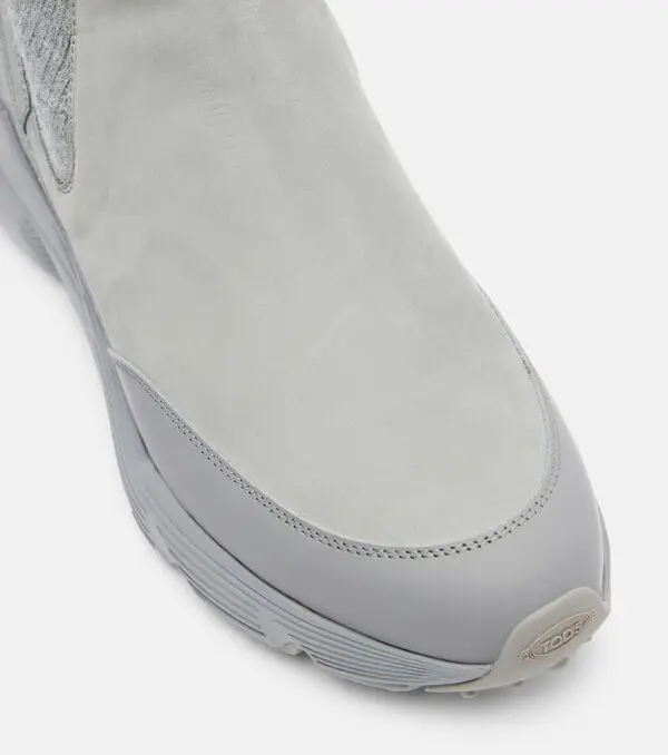TOD'S Leather Chelsea Boots - Grey