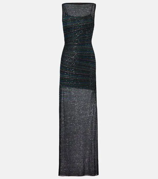 Missoni Semi-sheer Maxi Dress - Multicoloured