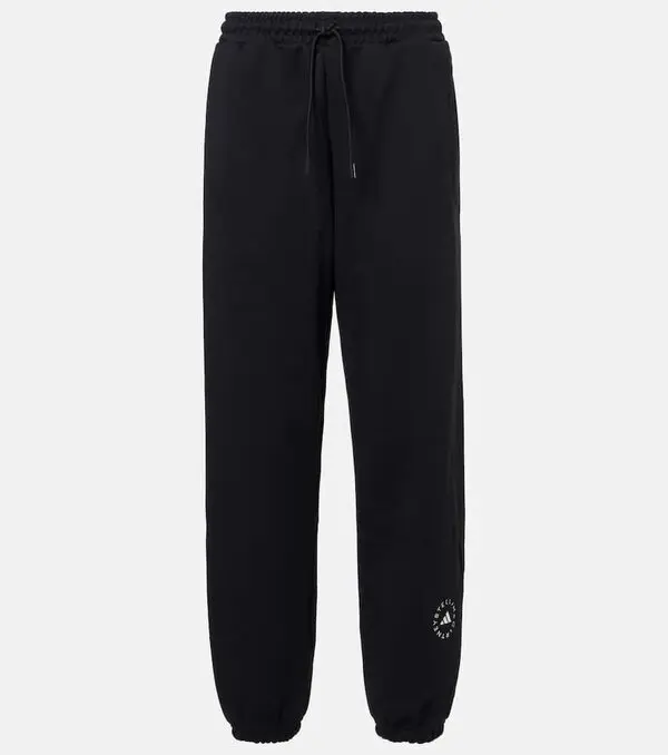 Adidas By Stella McCartney Logo Cotton-blend Sweatpants