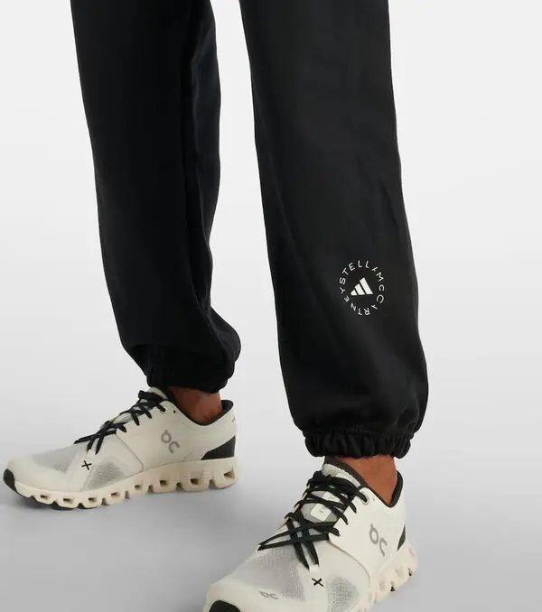 Adidas By Stella McCartney Logo Cotton-blend Sweatpants