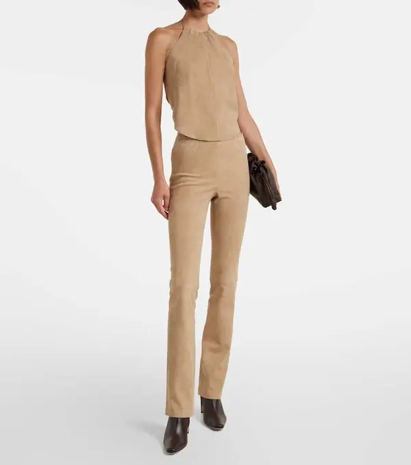 Stouls Rosie Halterneck Suede Top