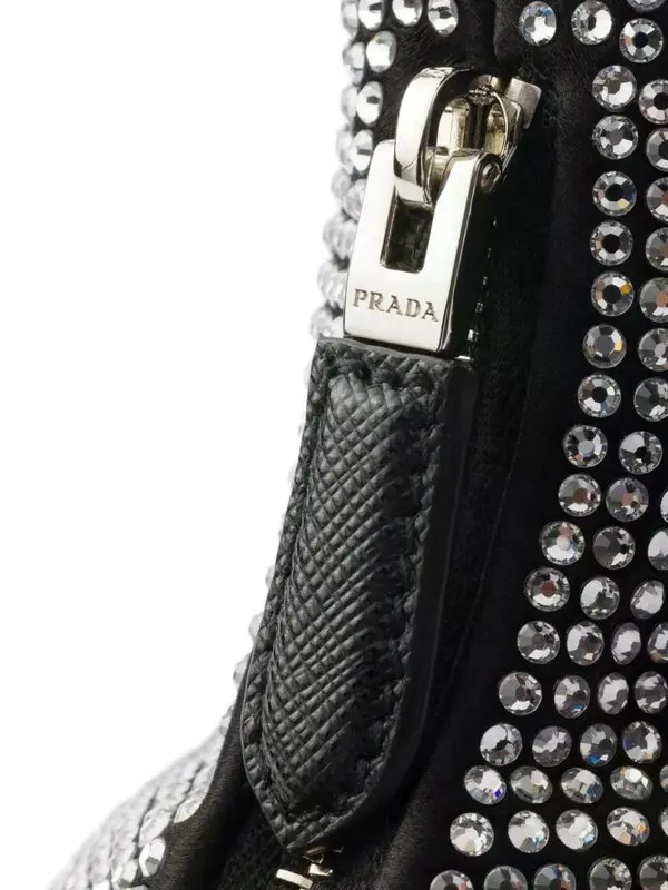 Prada Mini Re-edition 2005 Shoulder Bag - Grey