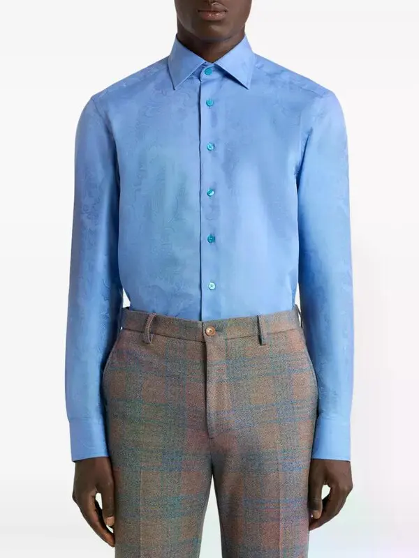Etro Jacquard Floral Shirt