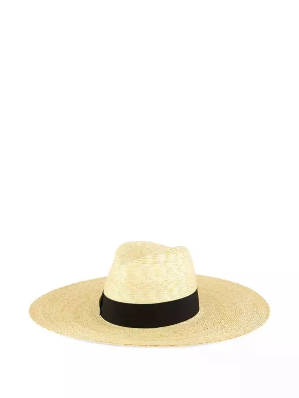 Borsalino Sophie Wide-brim Straw Hat - Neutrals