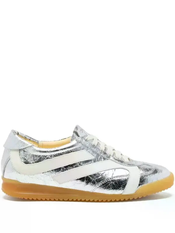 Proenza Schouler Leather Sneakers - Silver