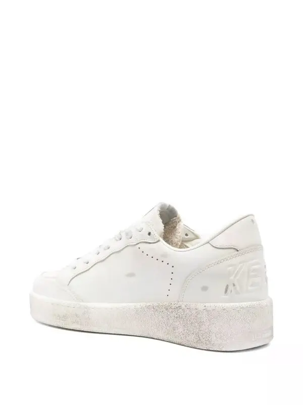 GOLDEN GOOSE Ball Star Leather Sneakers - White
