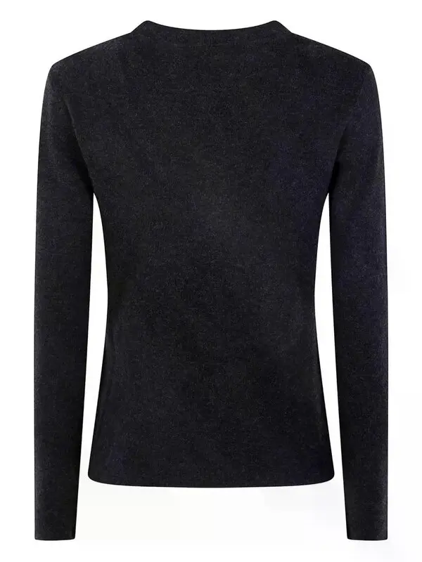 Max Mara Long-sleeve Round-neck Sweater - Grey