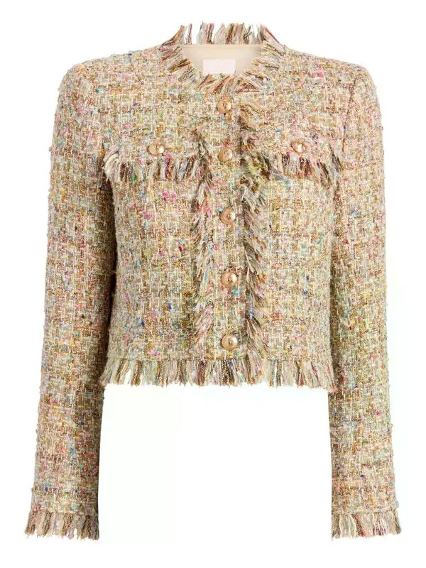 Cinq À Sept Adeline Boucle Fringe Jacket