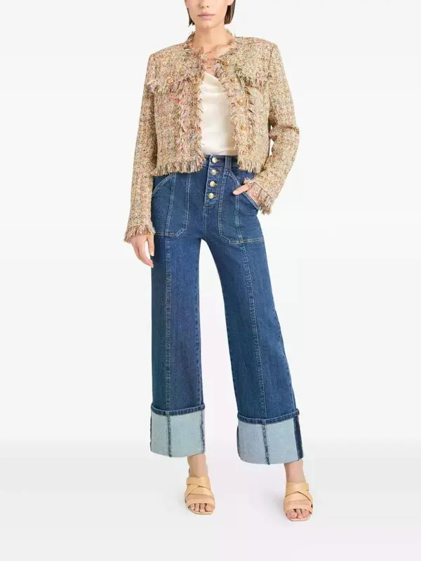 Cinq À Sept Adeline Boucle Fringe Jacket