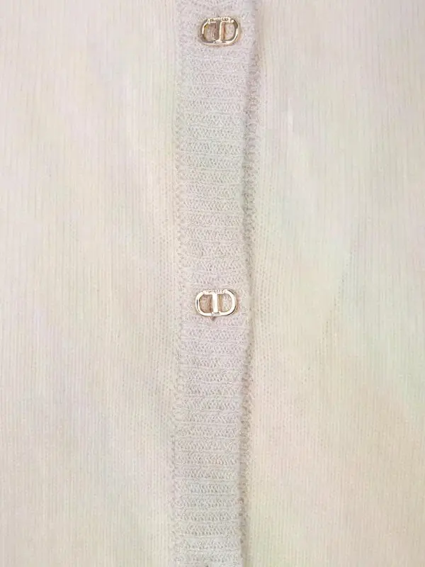 TWINSET Puff-sleeve Button Cardigan