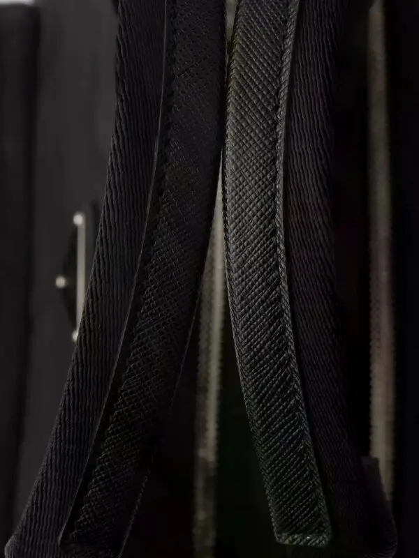 Prada Re-nylon Logo-detail Tote Bag - Black