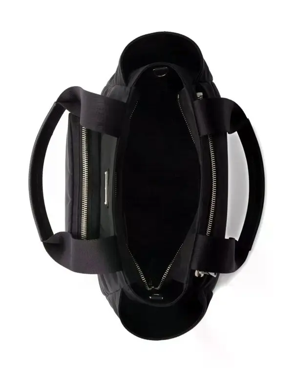 Prada Re-nylon Logo-detail Tote Bag - Black