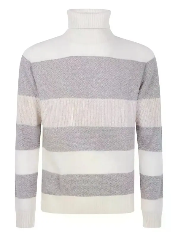 BARBA NAPOLI Striped Jumper - Neutrals