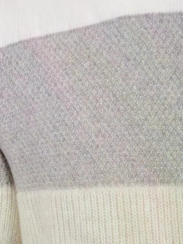 BARBA NAPOLI Striped Jumper - Neutrals