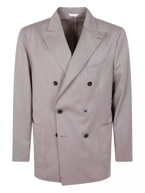 Boglioli Double-breasted Jacket - Grey