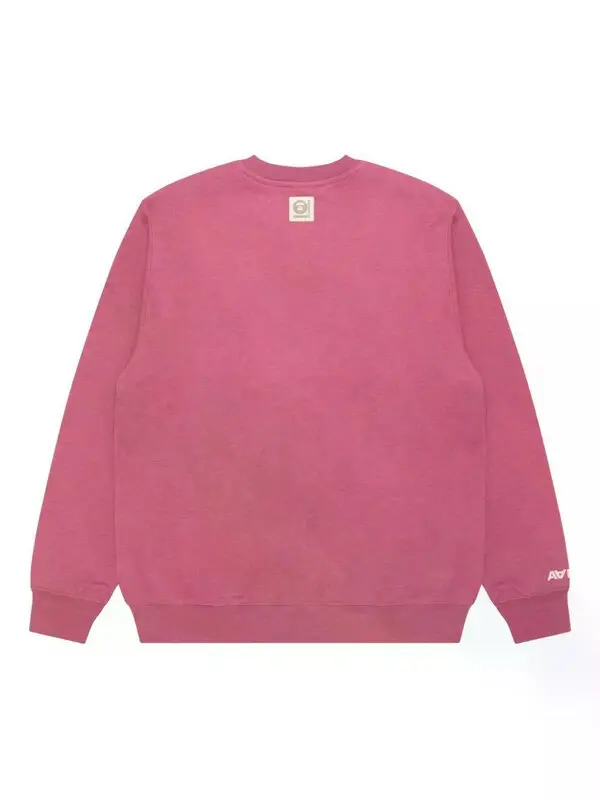 AAPE BY *A BATHING APE Ape Now Heart Logo-patch Sweatshirt