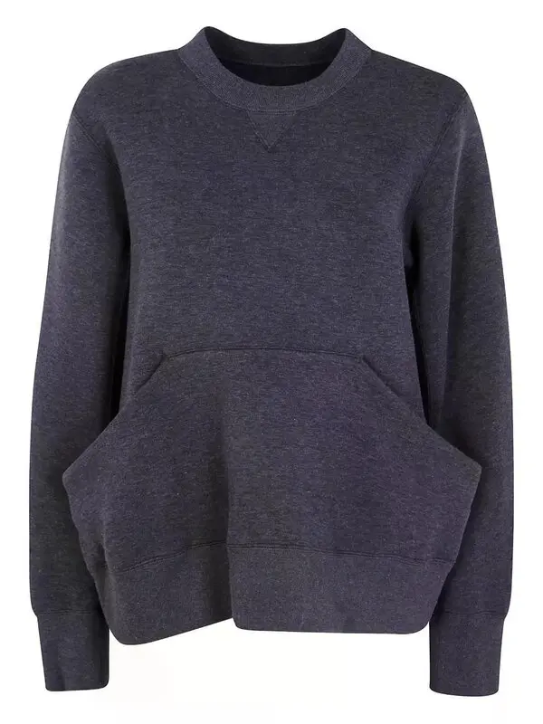 Sacai Kangaroo-pocket Cotton Sweatshirt
