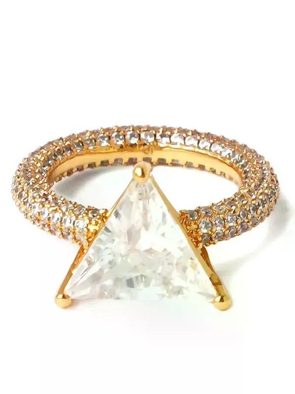 IZABEL DISPLAY Mega Triangle Pavé Ring