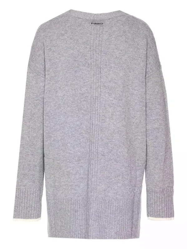 Pinko Mélange-effect Cardigan - Grey