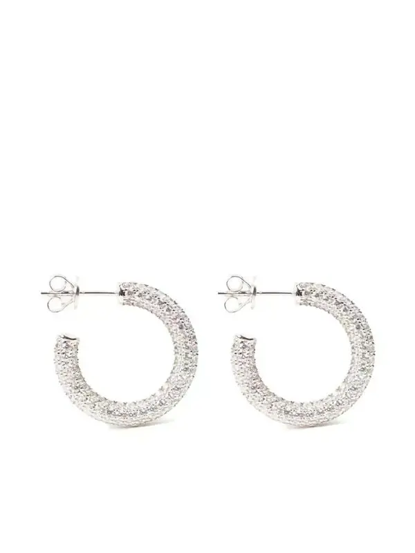 IZABEL DISPLAY Hoop Earrings - Silver