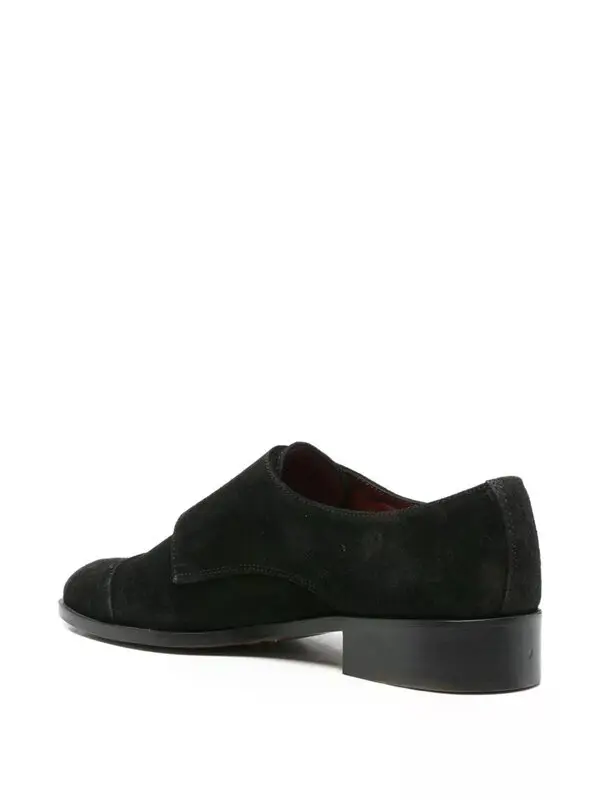 SOMMET Suede Double Monk Strap Shoes