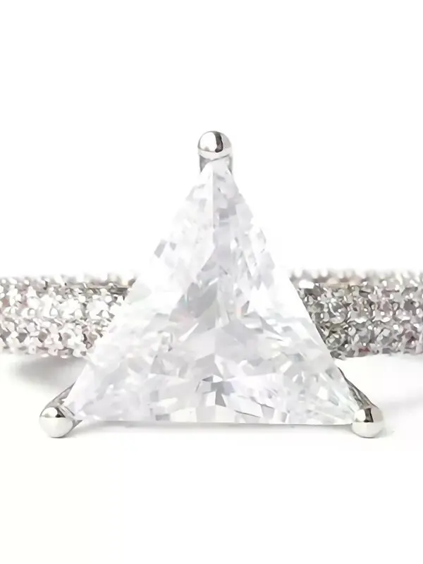 IZABEL DISPLAY Mega Triangle Pavé Ring