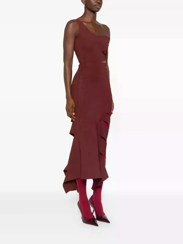 strapless open back dress Red Sequin High Neck Ruched Bodycon Mini Dress – AX Paris US main image 1