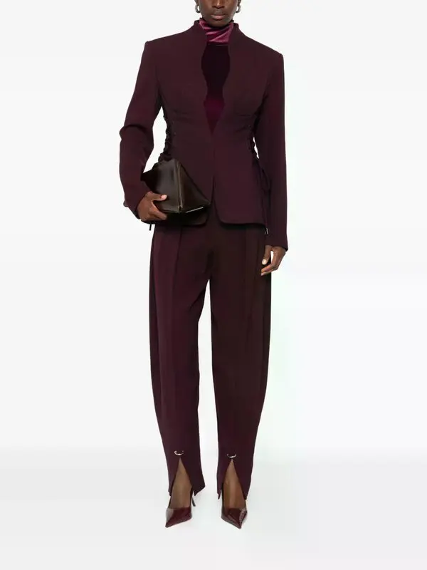 MUGLER Sculptural Lace-up Jacket