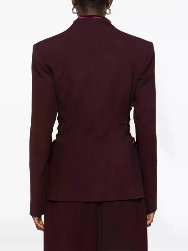 MUGLER Sculptural Lace-up Jacket