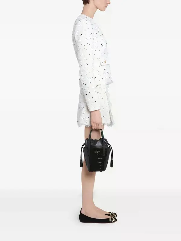 Giambattista Valli Polka-dot Bouclé Jacket