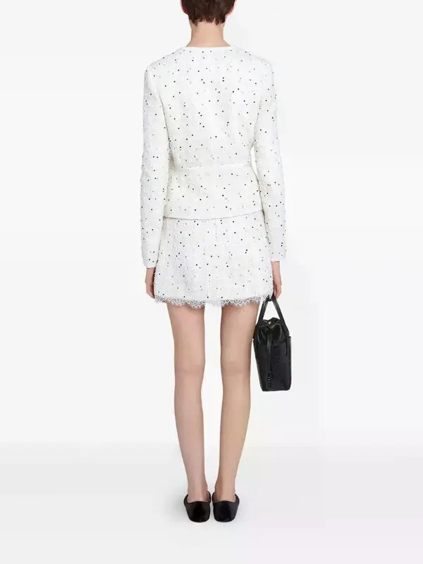 Giambattista Valli Polka-dot Bouclé Jacket
