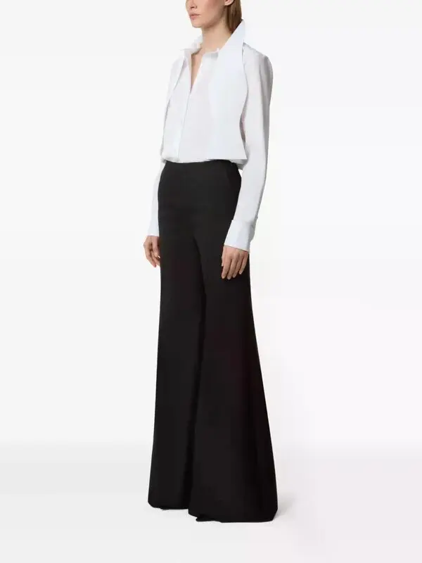 Nina Ricci Wide Leg Wool Trousers