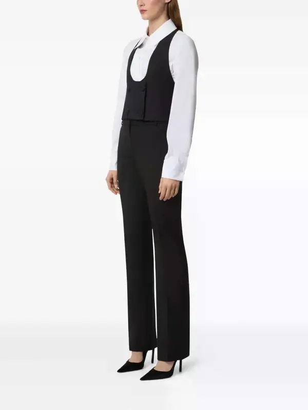 Nina Ricci Gabardine Trousers - Blue
