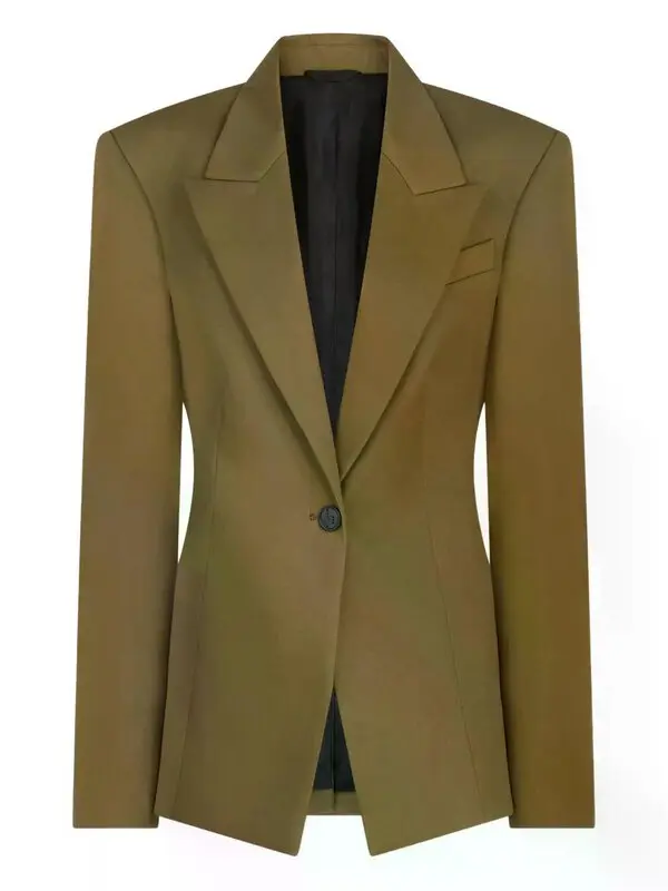 Attico Single-breasted Blazer - Green