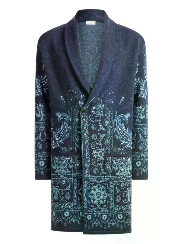 Etro Paisley Jacquard Cardigan