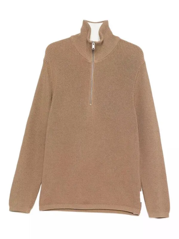 Marc O'polo High-neck Zip-up Sweater