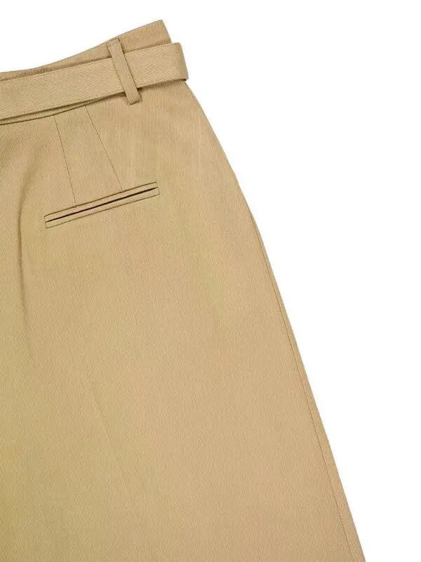Gabriela Hearst Belted Wide-leg Trousers