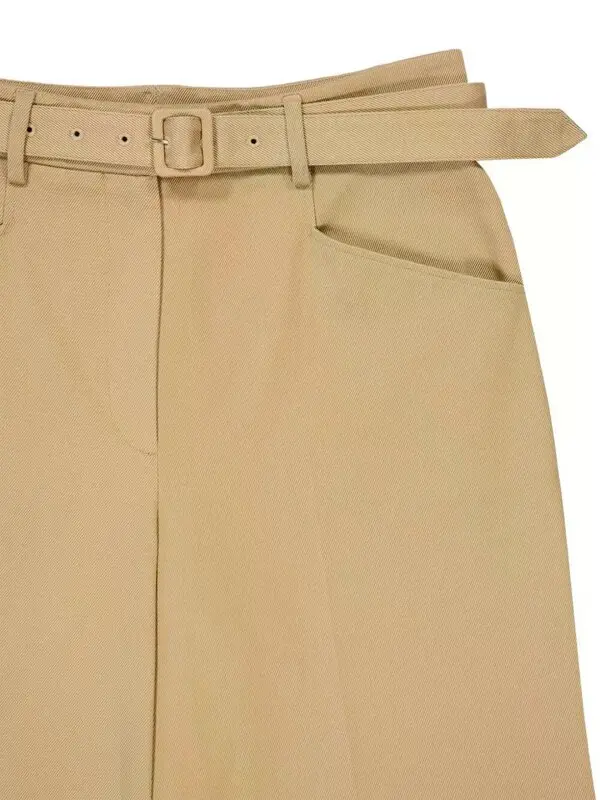 Gabriela Hearst Belted Wide-leg Trousers